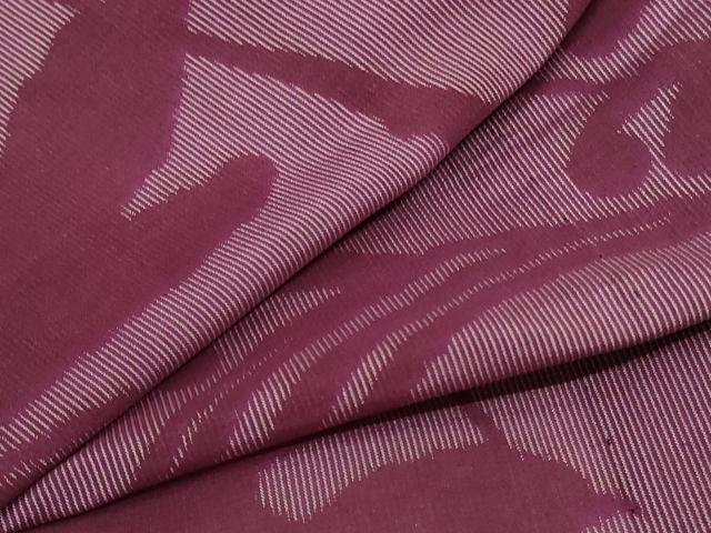 平和屋着物＊夏物　アンティーク　大正ロマン　紗紬　立波舞鶴文　正絹　逸品　AABB8294jd