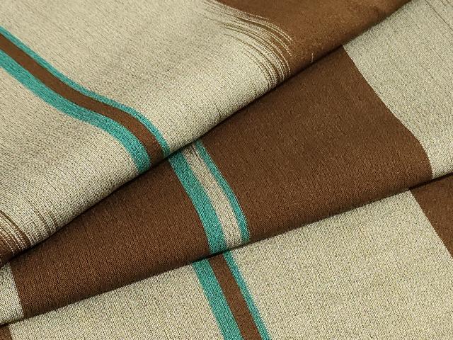 平和屋着物＊夏物　アンティーク　大正ロマン　小紋　紗　矢羽文　正絹　逸品　AABB8305jd