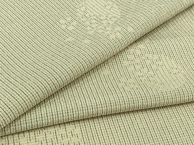 平和屋着物▽本塩沢　単衣　舞花文　やまと誂製　正絹　逸品　AABB8366jh