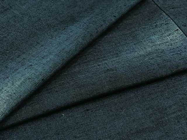 平和屋着物▽上質な紬　単衣　霞文　正絹　逸品　AABB8367jh