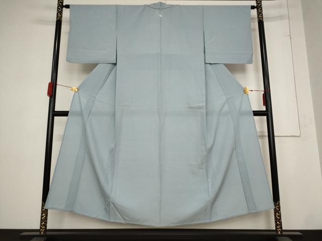 平和屋着物＊夏物　色無地　絽　淡藤色　正絹　逸品　AABB8638st