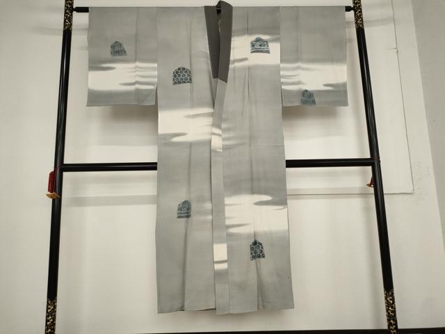 平和屋着物＊夏物　男性　長襦袢　絽　吉祥文　洗える着物　AABB8676st