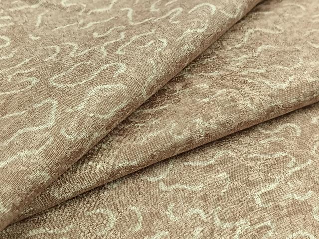 平和屋着物▽上質な小紋　単衣　流水文　正絹　逸品　AABB9203jh