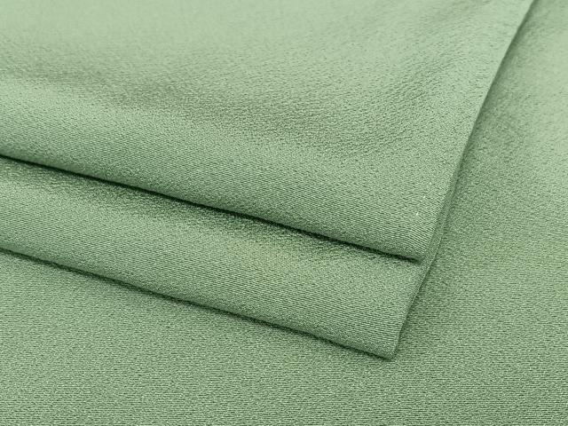 平和屋着物●上質な色無地　青磁色　正絹　逸品　AABC0090zg