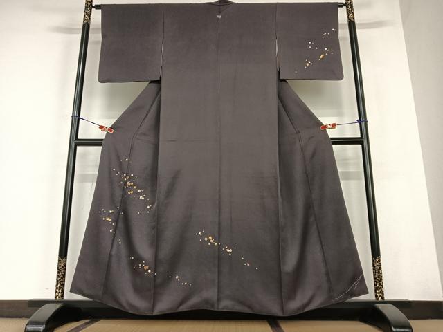 平和屋着物●訪問着　破れ色紙文　金彩　正絹　逸品　未使用　AABC0137zg