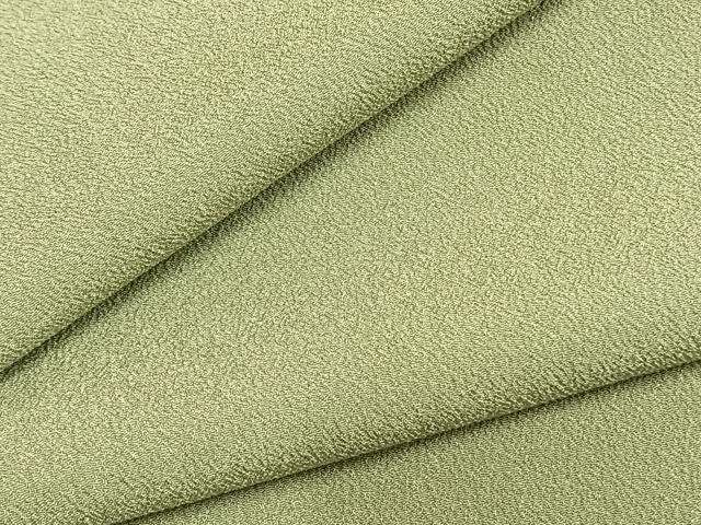 平和屋着物▽色無地　単衣　若葉色　洗える着物　AABC0317fy