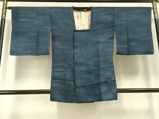 平和屋着物▽虹色創家　本郷大田子　道行コート　スリーシーズン　春夏秋　塵除け　霞文　高島屋扱い　正絹　逸品　AABC0363fy