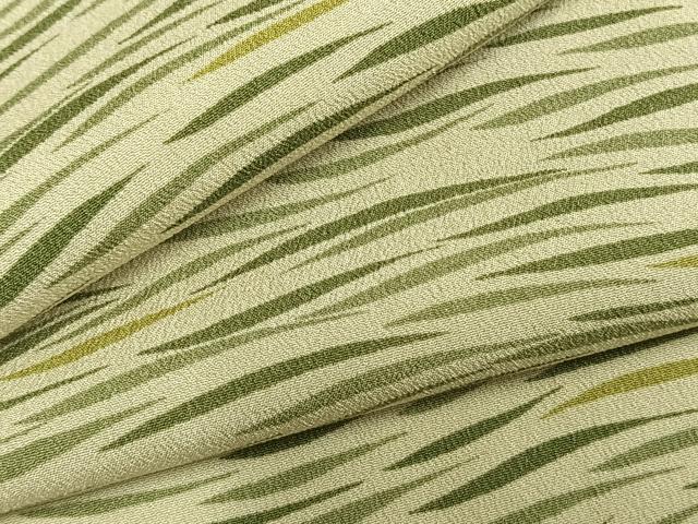 平和屋着物▽小紋　単衣　霞文　洗える着物　AABC0404fy