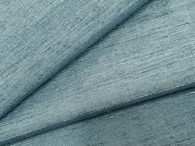 平和屋着物▽上質な紬　単衣　色無地　紺鼠色　正絹　逸品　AABC0494fy