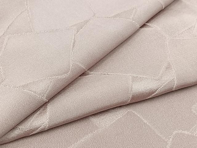 平和屋着物▽上質な色無地　単衣　色紙重ね地紋　紅藤色　正絹　逸品　AABC1219jh