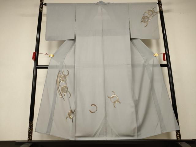 平和屋着物＊夏物　訪問着　絽　丸文　金彩　正絹　逸品　AABC1830jd