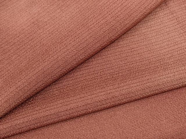 平和屋着物＊夏物　小紋　絽縮緬　霞文　暈し染め　正絹　逸品　AABC1838jd