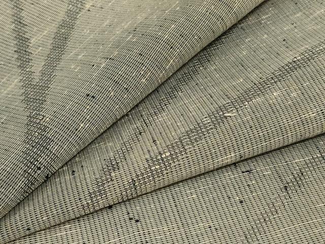 平和屋着物＊夏物　紗紬　霞芝文　正絹　逸品　AABC1849jd