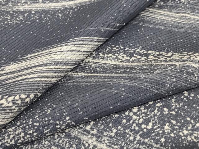 平和屋着物＊夏物　小紋　絽　霞文　正絹　逸品　AABC1878jd