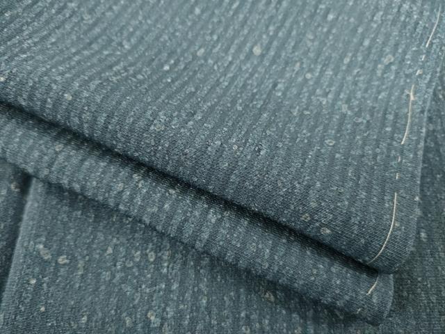 平和屋着物●上質な小紋　霞文　ろうけつ染　正絹　逸品　未使用　AABC1941ck