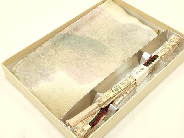 平和屋着物●和装小物　帯締め・帯揚げセット　暈し染め　寿恵工房謹製　逸品　未使用　AABC2759ay