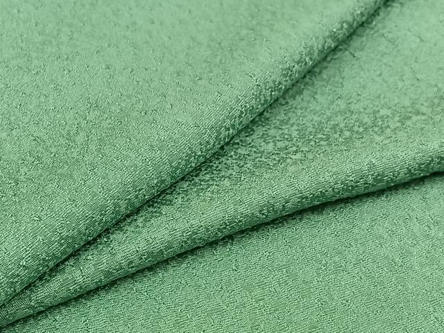 平和屋着物▽上質な色無地　単衣　青竹色　正絹　逸品　AABC3165jh