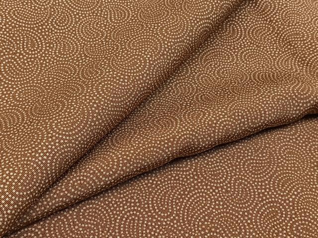 平和屋着物▽江戸小紋　単衣　幾何学文様　正絹　逸品　AABC3182jh