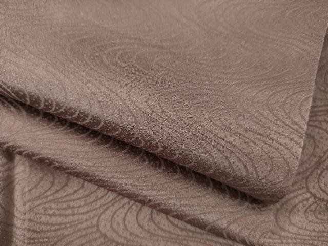 平和屋着物●上質な色無地　流水地紋　鴇浅葱色　正絹　逸品　AABC3221ck