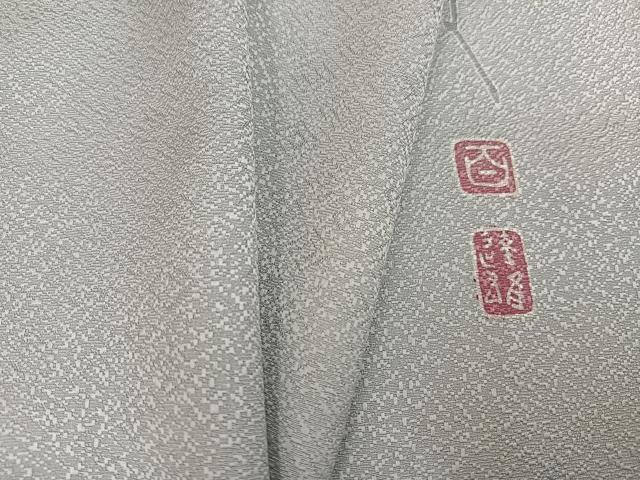 平和屋着物●京加賀友禅　百貫達雄監修　色無地　蕎麦切色　正絹　逸品　AABC3341ph