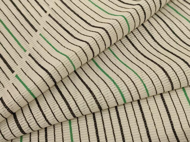 平和屋着物＊夏物　小紋　絽　縞　洗える着物　AABC3416jd