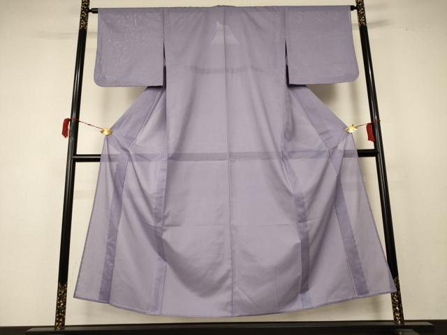 平和屋着物＊夏物　色無地　絽　薄色　洗える着物　未使用　AABC3468jd
