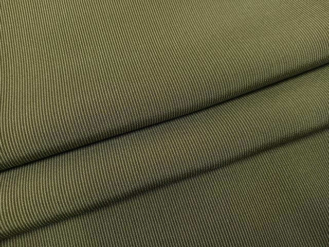 平和屋着物●江戸小紋　万筋　璃寛茶色×柳茶色　さが美扱い　正絹　逸品　AABC3712ph