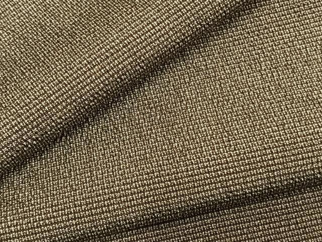 平和屋着物▽本塩沢　単衣　格子　正絹　逸品　AABC3833fy