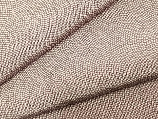 平和屋着物▽江戸小紋　単衣　鮫小紋柄　三越扱い　正絹　逸品　AABC3894fy