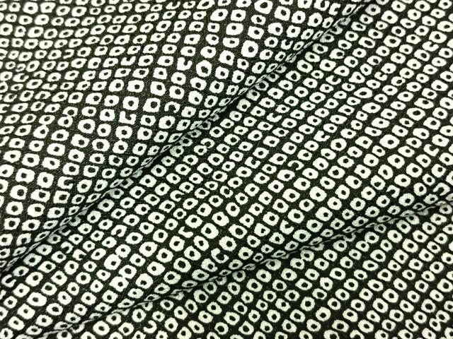 平和屋着物▽小紋　単衣　鹿の子　洗える着物　未使用　AABC3902fy