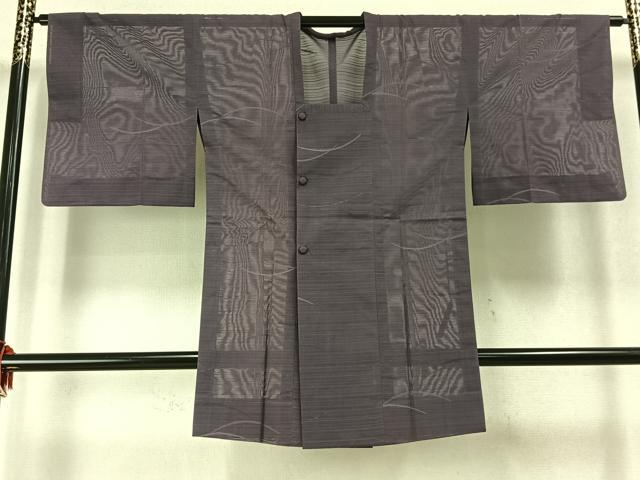 平和屋着物▽道行コート　スリーシーズン　春夏秋　塵除け　芝文　やまと誂製　正絹　逸品　AABC3917fy