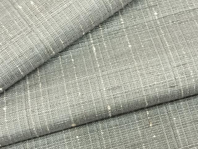 平和屋着物▽上質な紬　単衣　霞文　ますいわ屋扱い　正絹　逸品　AABC3929fy