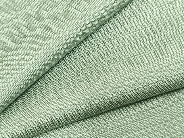 平和屋着物▽上質な色無地　単衣　紬地　薄萌葱色　正絹　逸品　AABC3946fy