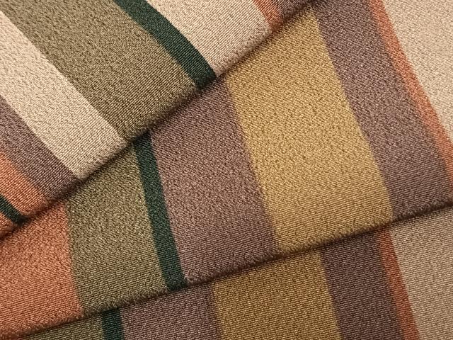 平和屋着物▽小紋　単衣　縞　洗える着物　AABC3973fy