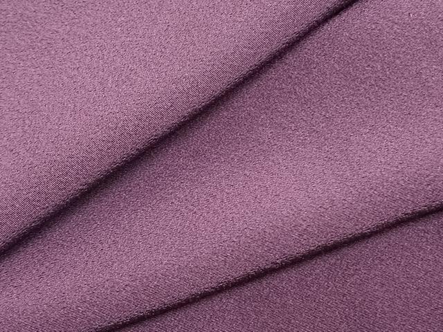 平和屋着物▽上質な色無地　単衣　茄子紺色　正絹　逸品　未使用　AABC4067fy