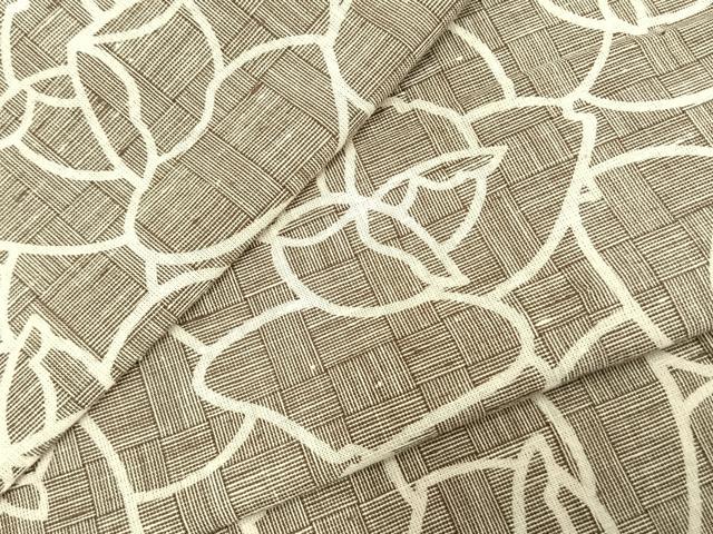 平和屋着物▽小紋　単衣　花尽くし　綿　AABC4118fy