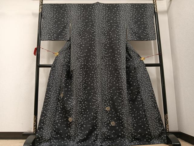 平和屋着物●訪問着　刺繍　雪輪花文　金彩　正絹　逸品　AABC4491ph