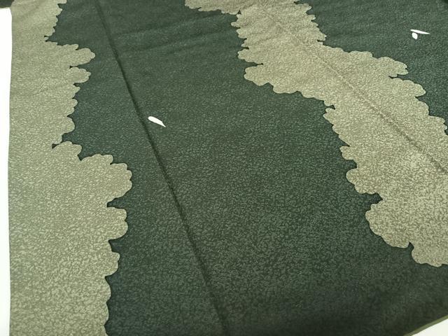 平和屋着物○上質な小紋 舞葉文 ロング丈 正絹 逸品 AABC4856zg