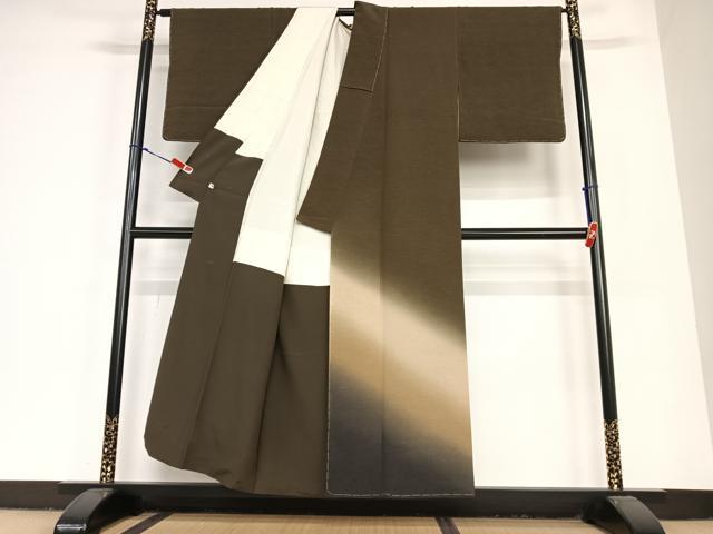 平和屋着物○京都の名門ブランド 銀花仙 訪問着 霞文 暈