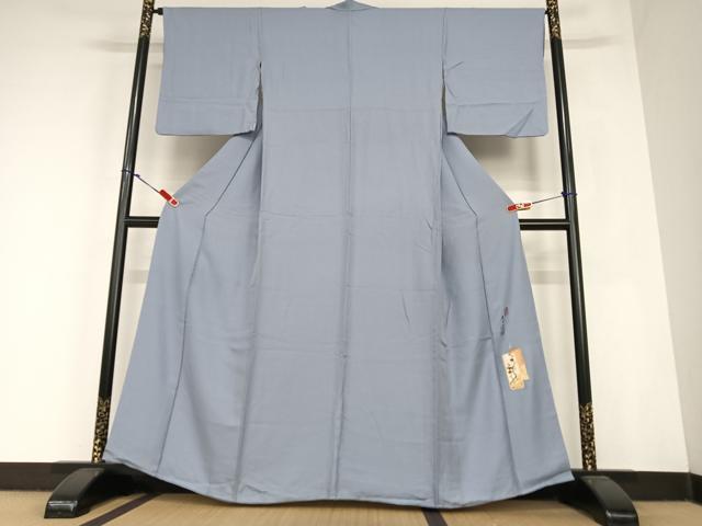 平和屋着物●螺鈿作家　甲斐泰造　色無地　紅碧色　正絹　逸品　AABC4937zg 平和屋着物○螺鈿作家 甲斐泰造 色無地 紅碧色 正絹 逸品 AABC4937zg