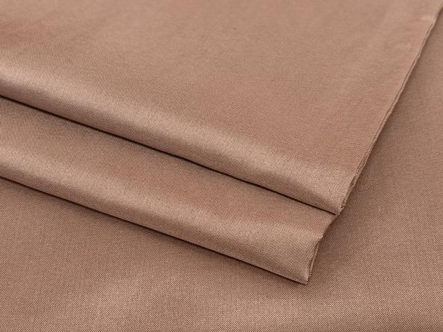 平和屋着物●本場染大島紬　色無地　浅蘇芳色 　正絹　逸品　AABC5152zg