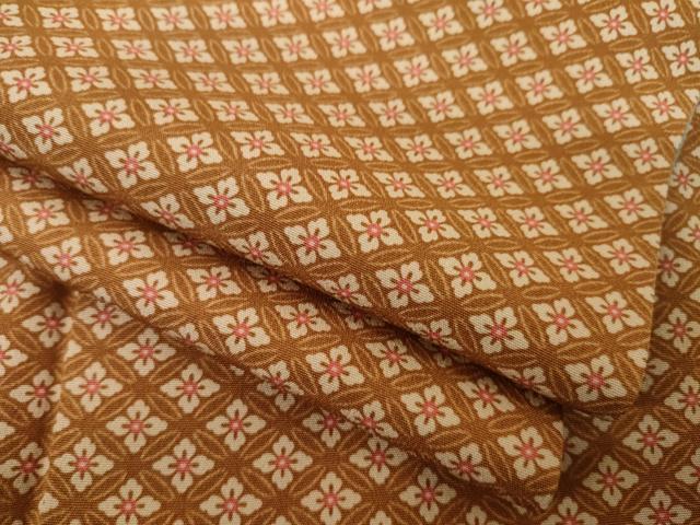 平和屋着物●上質な小紋　七宝花文　正絹　逸品　AABC5664ck