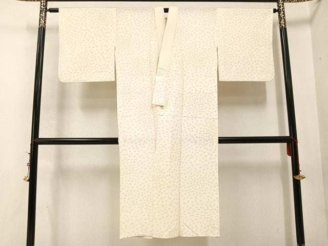 平和屋着物●長襦袢　無双仕立て　桐文　正絹　逸品　AABC6069ph