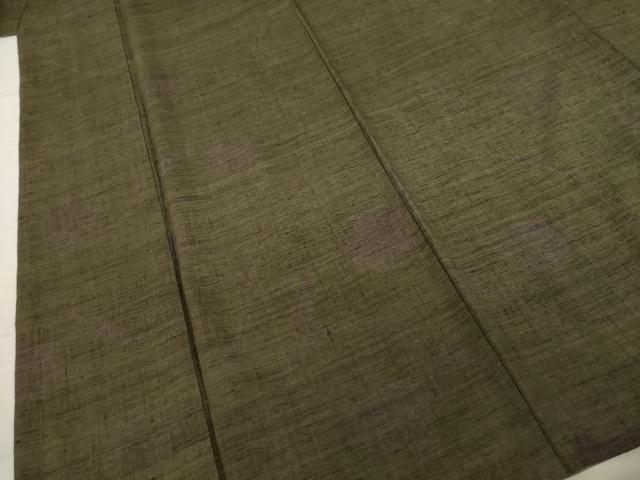 平和屋着物○上質な紬 花蔦草文 正絹 逸品 AABC6084ck