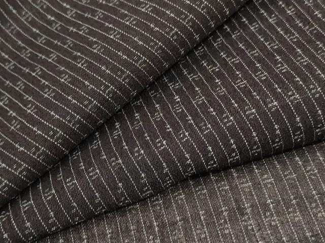 平和屋着物＊夏物　本場大島紬　夏大島　縞　正絹　逸品　AABC6887jd