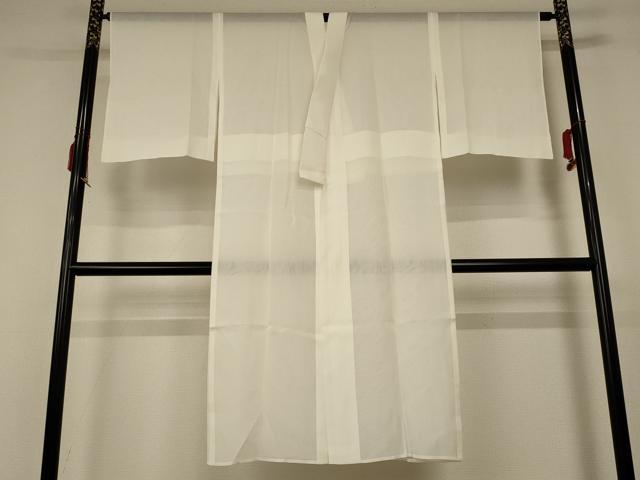 平和屋着物＊夏物　長襦袢　絽　鳥の子色　正絹　逸品　AABC6911jd