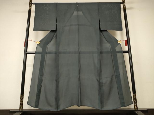 平和屋着物＊夏物　色無地　絽　仙斎茶色　正絹　逸品　AABC6919jd