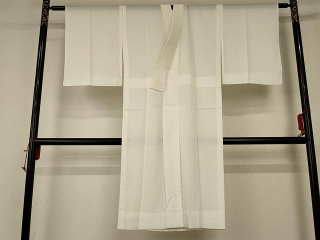 平和屋着物＊夏物　長襦袢　絽　白色　正絹　逸品　AABC6989jd