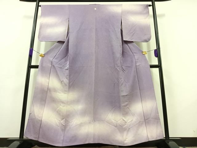 平和屋着物▽訪問着　単衣　霞文　暈し染め　正絹　逸品　AABC7494jh