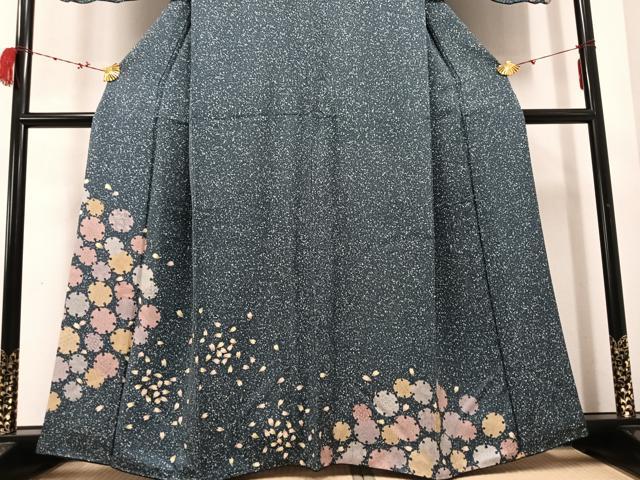 平和屋着物○訪問着 雪輪舞桜 正絹 逸品 AABC8014ph